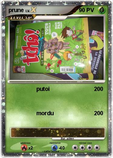 Pokémon prune 14 14 - putoi - Ma carte Pokémon