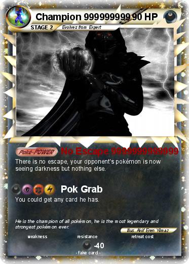 Pokémon Champion 999999999 999999999 - No Escape 9999999999999 - My ...