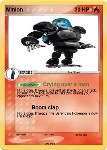 Pokémon Minion 1332 1332 - Crying over a man - My Pokemon Card