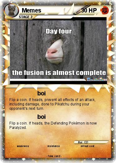 Pokémon Memes 55 55 - boi - My Pokemon Card