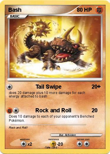 Pokémon Bash 189 189 - Tail Swipe - My Pokemon Card