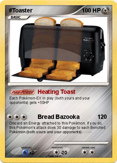 Pokémon Toaster 59 59 - Heating Toast - My Pokemon Card