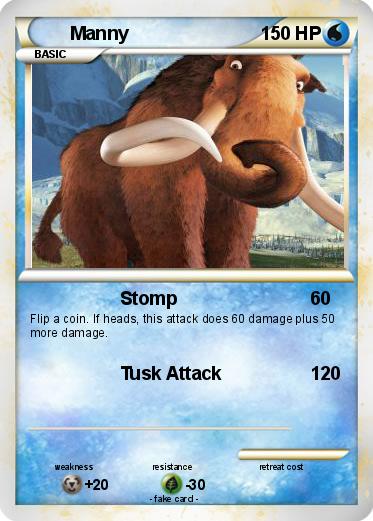 Pokémon Manny 124 124 - Stomp - My Pokemon Card