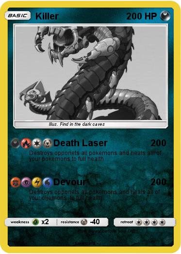 Pokémon Killer 4607 4607 - Death Laser - My Pokemon Card