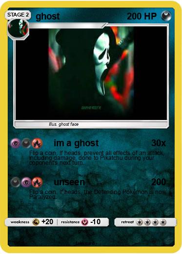 Pokémon ghost 3479 3479 - im a ghost - My Pokemon Card