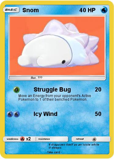 Pokémon Snom - Struggle Bug - My Pokemon Card