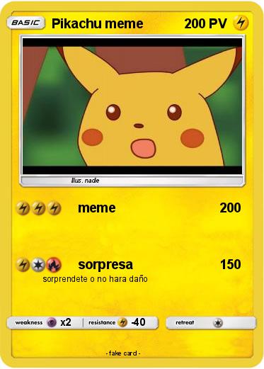 Pokémon Pikachu meme 8 8 - meme - Mi carta pokémon
