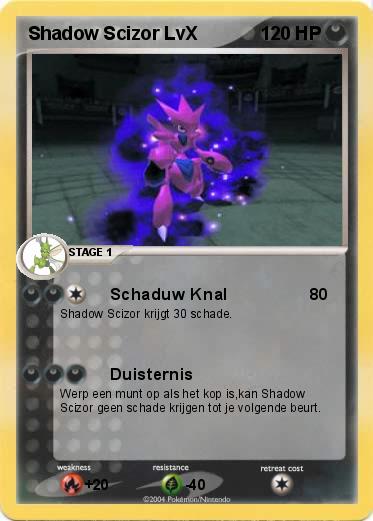 Pokémon Shadow Scizor LvX 1 1 - Schaduw Knal - My Pokemon Card
