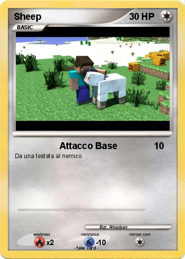 Pokémon Sheep 75 75 - Attacco Base - My Pokemon Card