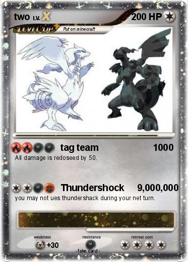Pokémon two - tag team 1000 - My Pokemon Card
