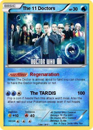 Pokémon The 11 Doctors - Regenaration - My Pokemon Card