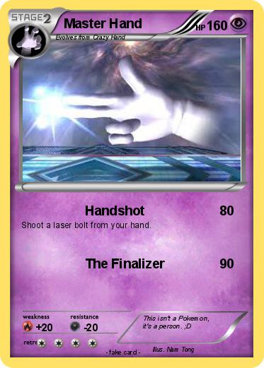 Pokémon Master Hand 249 249 - Handshot - My Pokemon Card