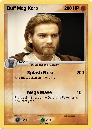 Pokémon Buff MagiKarp 1 1 - Splash Nuke - My Pokemon Card