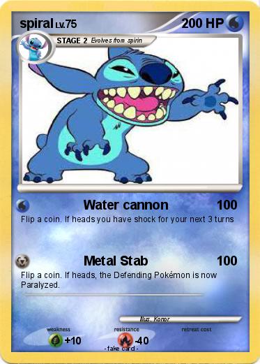 Pokémon spiral 35 35 - Water cannon - My Pokemon Card