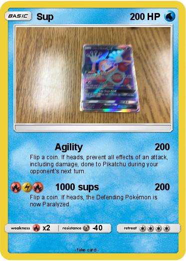 Pokémon Sup 114 114 - Agility - My Pokemon Card