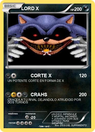 Pokémon LORD X 28 28 - CORTE X - Mi carta pokémon