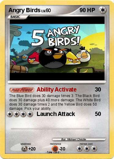 Pokémon Angry Birds 125 125 - Ability Activate - My Pokemon Card