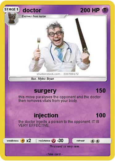 Pokémon doctor 661 661 - surgery - My Pokemon Card