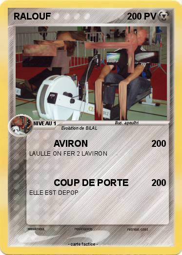 Pokémon RALOUF 11 11 - AVIRON - Ma carte Pokémon