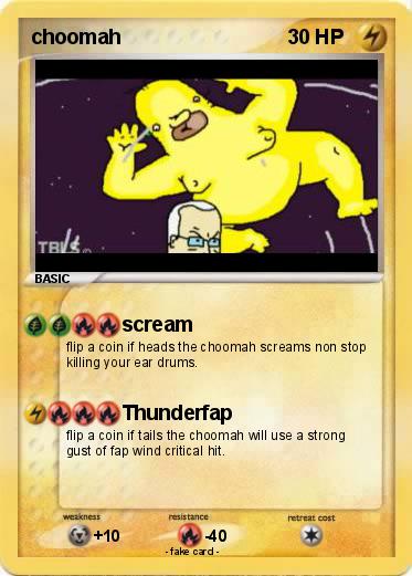 Pokémon choomah - scream - My Pokemon Card