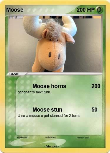 Pokémon Moose 153 153 - Moose horns - My Pokemon Card