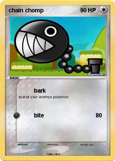 Pokémon chain chomp 96 96 - bark - My Pokemon Card