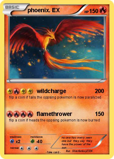 Pokémon phoenix EX 6 6 - wildcharge - My Pokemon Card