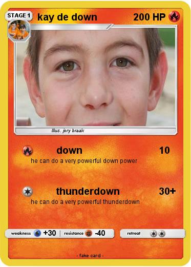 Pokémon kay de down - down - My Pokemon Card