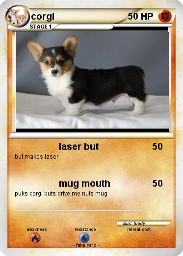 Pokémon corgi 79 79 - laser but - My Pokemon Card