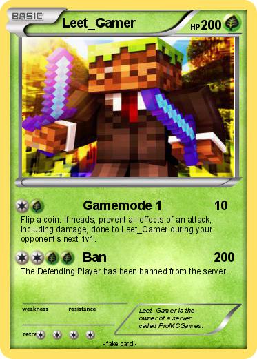 Pokémon Leet Gamer - Gamemode 1 - My Pokemon Card