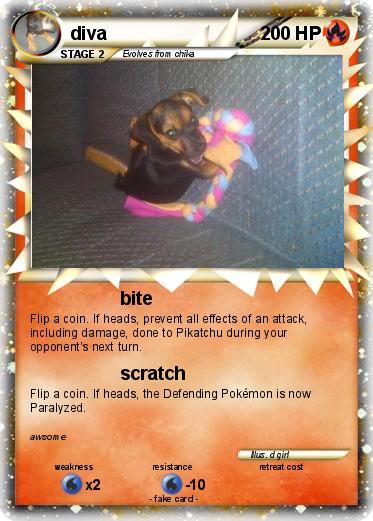 Pokémon diva 14 14 - bite - My Pokemon Card