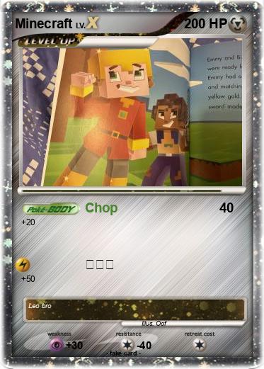 Pokémon Minecraft 3583 3583 - Chop - My Pokemon Card