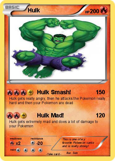 Pokémon Hulk 1549 1549 - Hulk Smash! - My Pokemon Card