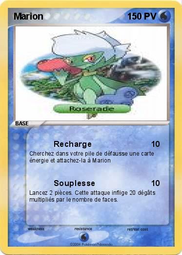 Pokémon Marion 7 7 - Recharge - Ma carte Pokémon