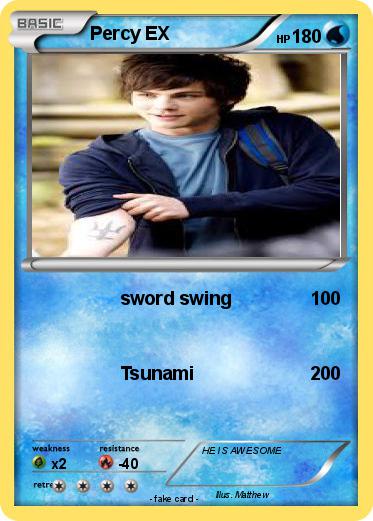 Pokémon Percy EX - sword swing - My Pokemon Card