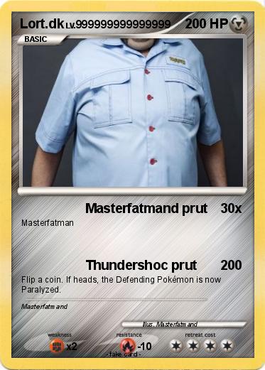 Pokémon Lort dk - Masterfatmand prut - My Pokemon Card