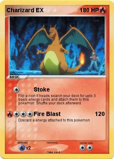 Pokémon Charizard EX 911 911 - Stoke - My Pokemon Card