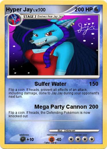 Pokémon Hyper Jay - Sulfer Water - My Pokemon Card