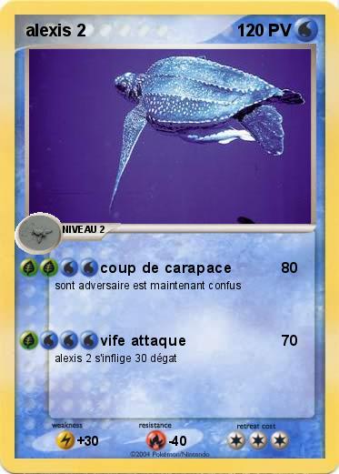 Pokémon alexis 2 2 - coup de carapace - Ma carte Pokémon