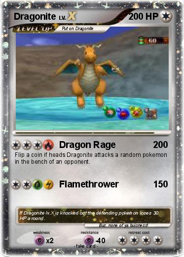 Pokémon Dragonite 546 546 - Dragon Rage - My Pokemon Card