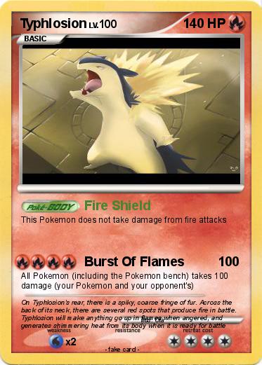 Pokémon Typhlosion 941 941 - Fire Shield - My Pokemon Card