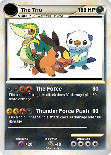 Pokémon The Trio 10 10 - The Force - My Pokemon Card