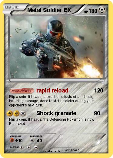Pokémon Metal Soldier EX - rapid reload - My Pokemon Card