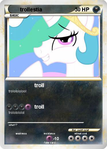 Pokémon trollestia 13 13 - troll - My Pokemon Card