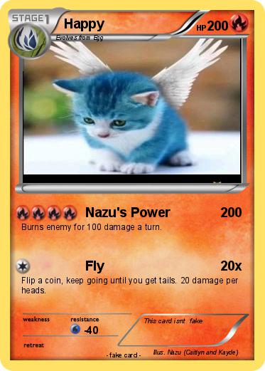 Pokémon Happy 1546 1546 - Nazu's Power - My Pokemon Card