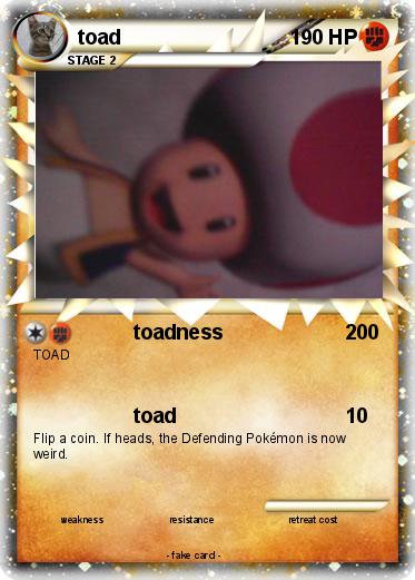 Pokémon toad 849 849 - toadness - My Pokemon Card