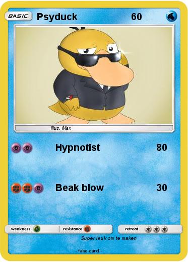 Pokémon Psyduck 246 246 - Hypnotist - My Pokemon Card