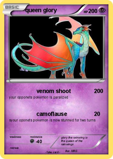 Pokémon queen glory 4 4 - venom shoot - My Pokemon Card