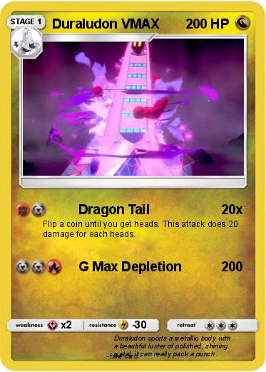 Pokémon Duraludon VMAX - Dragon Tail - My Pokemon Card
