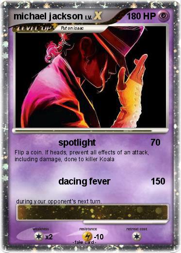 Pokémon michael jackson 1510 1510 - spotlight - My Pokemon Card
